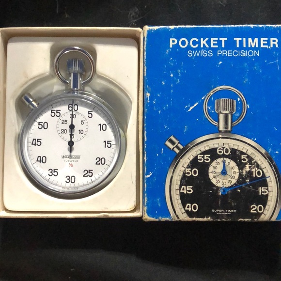 Swiss | Accessories | Vintage Pocket Timer | Poshmark